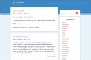 Color Palette Free WordPress Theme | WP Daily Themes