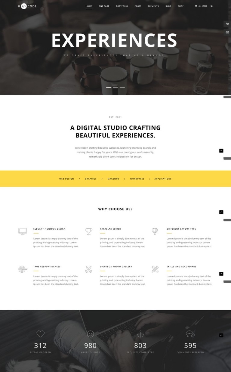 H-Code: A Powerful, Responsive & Multipurpose WordPress Theme | WP ...